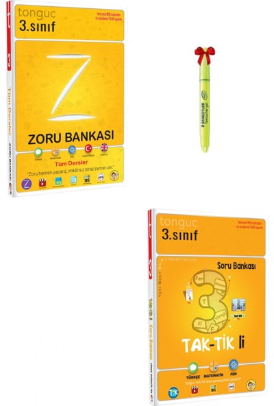 Tonguç Akademi Yayınları 3. Sınıf Taktikli Soru Bankası ve 3. Sınıf Zoru Bankası Tonguç Akademi Yayınları 3. Sınıf Taktikli Soru Bankası ve 3. Sınıf Zoru Bankası