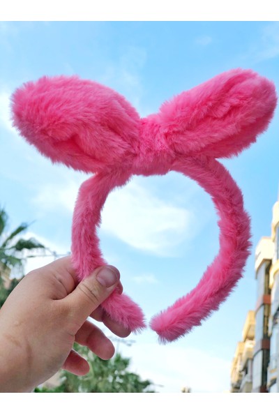 Atelier Efdal Peluş Kulaklı Çocuk Tacı,mickey Tacı Tüylü Kulaklı Taç