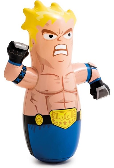 Kelebek Oyuncak Boksör Figürlü Şişme Hacıyatmaz