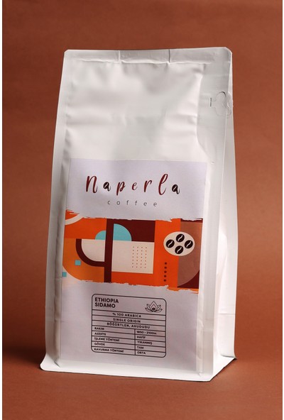 Naperla Coffee Ethıopıa Sıdamo Filtre -Espresso Kahve 250 gr Naperla Coffee Ethıopıa Sıdamo Filtre -Espresso Kahve 250 gr