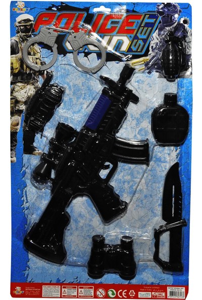 Kahraman Oyuncak Taramalı Tüfek Set