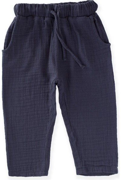 Cigit Cepli Geniş Kesim Harlem Pantolon 1-8 Yaş Lacivert