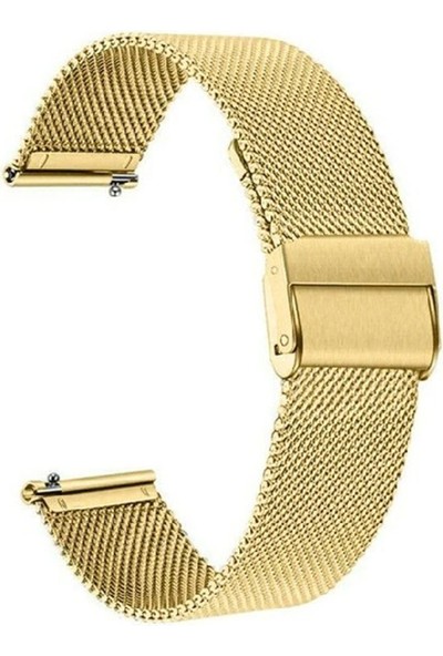 Haylou LS05 Uyumlu 22MM Gold Renk Akıllı Pimli Kalın Hasır Metal Saat Kordonu Aphsr Haylou LS05 Uyumlu 22MM Gold Renk Akıllı Pimli Kalın Hasır Metal Saat Kordonu Aphsr