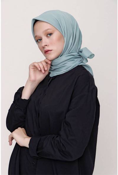 Miray Düz Soft Eşarp Mint Yeşili