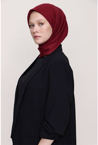 Miray Düz Soft Eşarp Bordo
