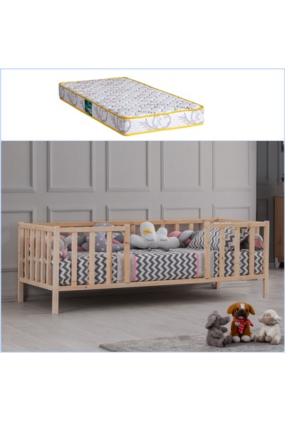 Setay Montessori, Çizgi Sedir Montessori Karyola + 1 Adet Comfort Yatak Setay Montessori, Çizgi Sedir Montessori Karyola + 1 Adet Comfort Yatak