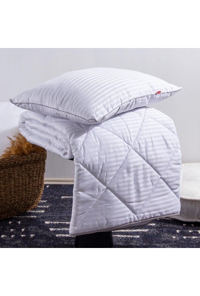 Homedius Çift Kişilik Comfort Yorgan – 2 Adet Comfort Yastık Hediyeli Set