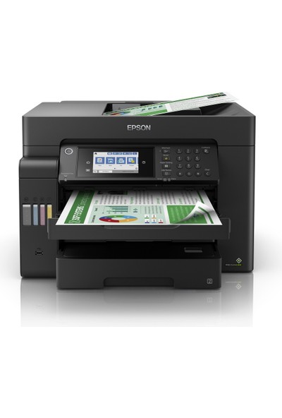 Epson Ecotank L15150 Çok Fonksiyonlu A3+ Renkli Yazıcı Baskı, Tarama, Kopya, Faks - (Usb, Ethernet, Wifi, Wi-Fi Direct) + Orijinal Epson Mürekkep Seti (1x 127ML Bk, 3x 70ML Cmy) C11CH72403 Epson Ecotank L15150 Çok Fonksiyonlu A3+ Renkli Yazıcı Baskı, Tarama, Kopya, Faks - (Usb, Ethernet, Wifi, Wi-Fi Direct) + Orijinal Epson Mürekkep Seti (1x 127ML Bk, 3x 70ML Cmy) C11CH72403