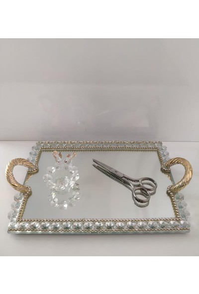 Setabianca Hera Kristal Küçük Nişan Seti Altın
