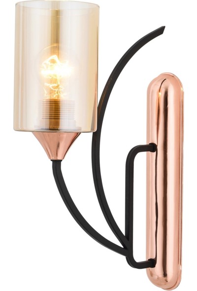 Romtek Export AP-1660-1BSY Siyah Boyalı Aplik Romtek Export AP-1660-1BSY Siyah Boyalı Aplik