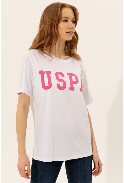 U.S. Polo Assn. Bayan Beyaz T Shirt 50249001-VR013