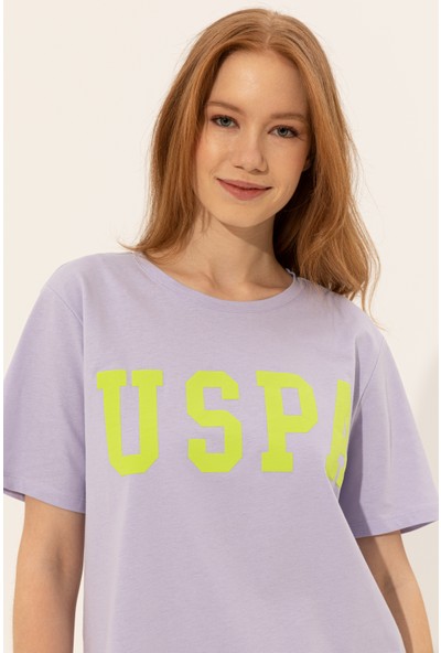 U.S. Polo Assn. Bayan Lila T Shirt 50249001-VR034