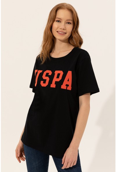 U.S. Polo Assn. U.S. Polo Assn.Kadın Siyah T-Shirt