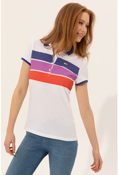U.S. Polo Assn. Bayan Royal Blue T Shirt 50248996-VR212 U.S. Polo Assn. Bayan Royal Blue T Shirt 50248996-VR212