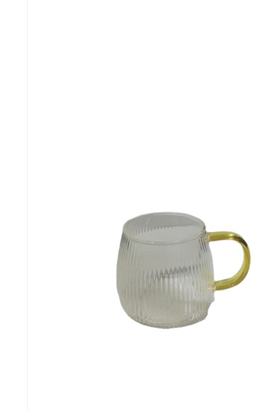 Arvale Çizgili Sarı Kulplu Kupa 250 ml Arvale Çizgili Sarı Kulplu Kupa 250 ml