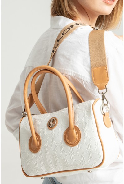 Elatae Ccs London Kadın Omuz Askılı Çapraz Baget Çanta Beyaz 10067 Elatae Ccs London Kadın Omuz Askılı Çapraz Baget Çanta Beyaz 10067