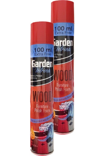 Garden Vetrina Ahşap Mobilya Parlatıcı Okyanus Esintisi 400 ml x 2 Garden Vetrina Ahşap Mobilya Parlatıcı Okyanus Esintisi 400 ml x 2