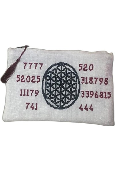 Artha Design Rengarenk Çiçek Temalı El Yapımı Tasarım Portföy Clutch Çanta