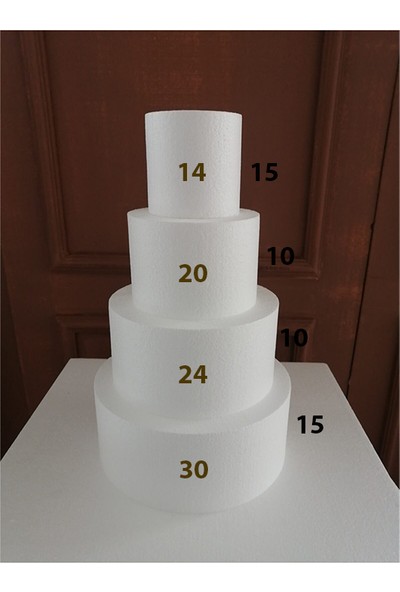 Senna Dream Cakes 4 Katlı Strafor Maket Pasta Senna Dream Cakes 4 Katlı Strafor Maket Pasta