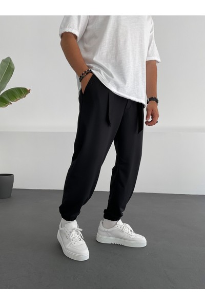 Bybasicman Siyah Kuşaklı Eşofman C-6097 Bybasicman Siyah Kuşaklı Eşofman C-6097