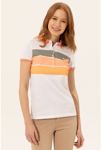 U.S. Polo Assn. Bayan Somon T Shirt 50248996-VR047 U.S. Polo Assn. Bayan Somon T Shirt 50248996-VR047