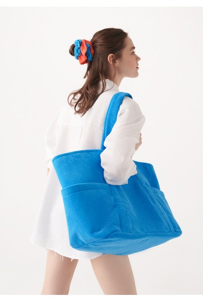 Mavi Havlu Çanta