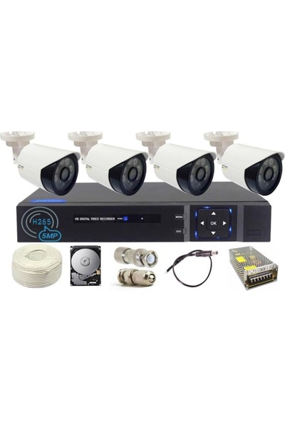 Bulutex Güvenlik Kamera Seti 4 Lü