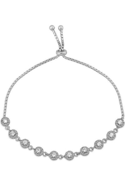 Gumush Gümüş Ayarlanabilir Asansörlü Su Yolu Bileklik