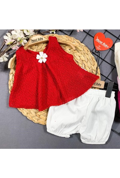 Şortlu Çiçekli 2'li Takım