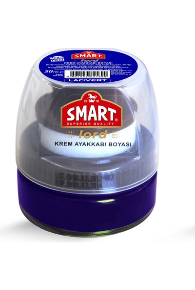 Smart Lord Deri Ayakkabı Boyası ve Bakım Kremi Lacivert Smart Lord Deri Ayakkabı Boyası ve Bakım Kremi Lacivert