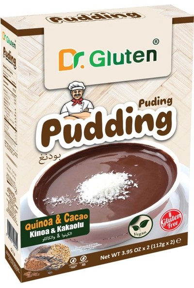 Dr. Gluten Dr.gluten Glutensiz Kakaolu Kinoalı Puding GF-P19