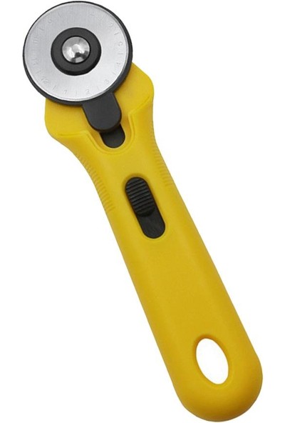 Remiel 45mm Yuvarlak Döner Silindir Kumaş Kağıt Kesme Aracı Sarı (Yurt Dışından) Remiel 45mm Yuvarlak Döner Silindir Kumaş Kağıt Kesme Aracı Sarı (Yurt Dışından)