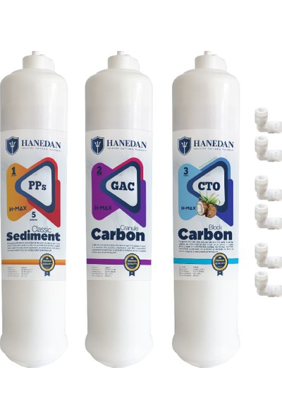 Üstten Çift Çubuklu Inline 3lü Filtre Seti