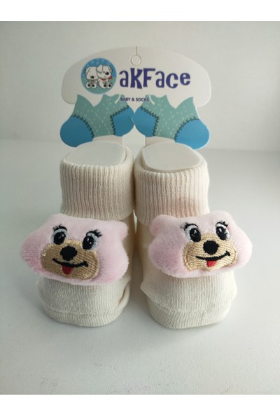 Çıngıraklı0-6 Ay Yeni Doğan Bebek Çorabı