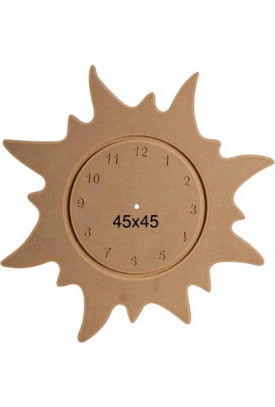 Alife F781 Güneş Saat, Hobi Ahşap Boyama Mdf Saat Alife F781 Güneş Saat, Hobi Ahşap Boyama Mdf Saat