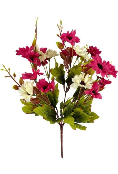 Nettenevime Yapay Çiçek Pembe Bodrum Papatyası 7 Dallı 21 Çiçekli 33*20CM Nettenevime Yapay Çiçek Pembe Bodrum Papatyası 7 Dallı 21 Çiçekli 33*20CM