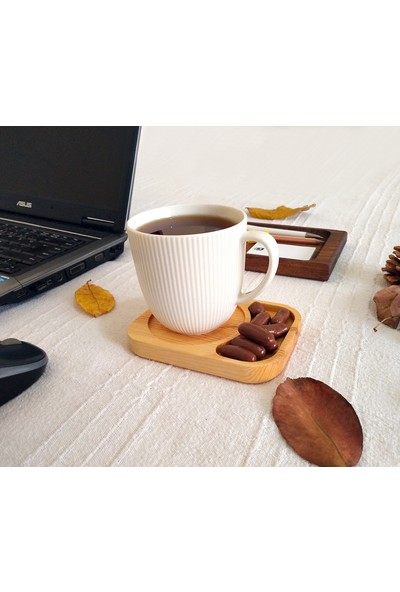 Ahşapcım Ahşap Kupa Bardağı Altlığı Ahşapcım Ahşap Kupa Bardağı Altlığı
