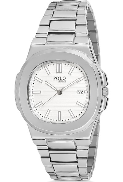 Polo Rucci Takvimli Metal Erkek Kol Saati