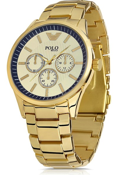 Polo Rucci Metal Kordonlu Erkek Kol Saati