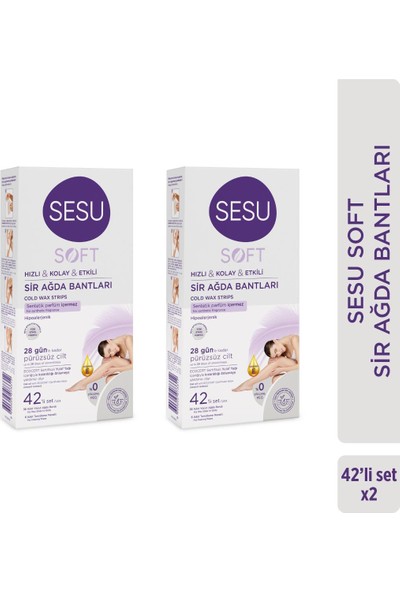 Sesu Ağda Bandı 42’li Soft x 2 Adet