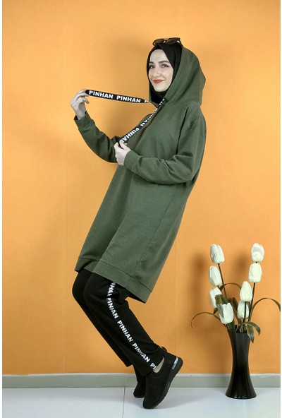 Sinelay Moda Çizgi Ikili Eşofman Takım Haki Sinelay Moda Çizgi Ikili Eşofman Takım Haki