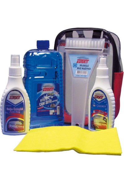 Autokit Pratik Kışlık Oto Bakım Seti Autokit Pratik Kışlık Oto Bakım Seti