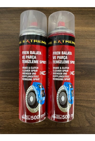 Extreme Ünak Otomotiv Fren Balata ve Parça Temizleme Spreyi Extreme Ünak Otomotiv Fren Balata ve Parça Temizleme Spreyi