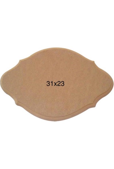 Alife PA236 Büyük Kulaklı Oval Pano Boyanabilir Mdf Pano