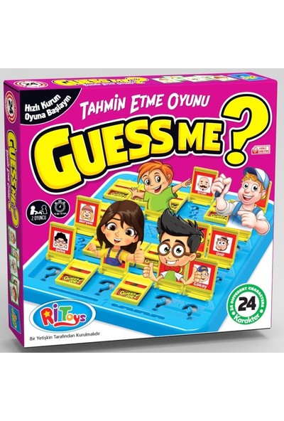 Ritoys Guess Me Bil Bakalım Kutu Oyunu Ritoys Guess Me Bil Bakalım Kutu Oyunu