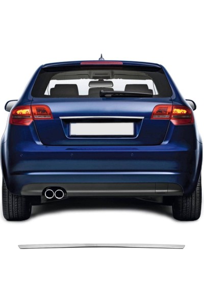 Omsa Audi A3 Krom Bagaj Çıtası Plaka Üstü 2008-2011 Arası Omsa Audi A3 Krom Bagaj Çıtası Plaka Üstü 2008-2011 Arası