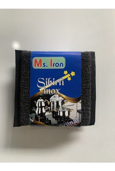 Ms. Iron Sihirli Inox Paslanmaz Telli Sünger 2'li Ms. Iron Sihirli Inox Paslanmaz Telli Sünger 2'li