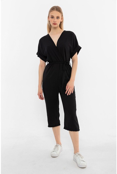 Lacase Kadın Siyah Tulum