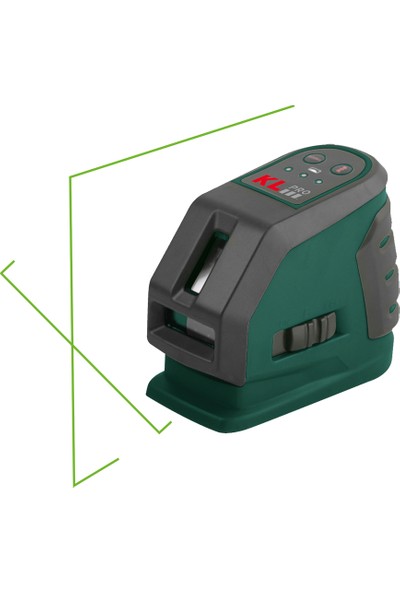 Klpro KLLZR118GL Prof. Yeşil Yatay ve Dikey Otomatik Hizalamalı Çizgi Lazer
