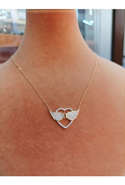 Firuze Gümüş Melek Gümüş Kolye Firuze Gümüş Melek Gümüş Kolye